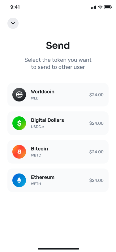 How do I send tokens? – World User Support