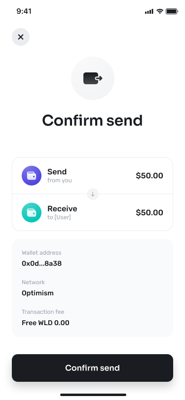 How do I send tokens? – World User Support