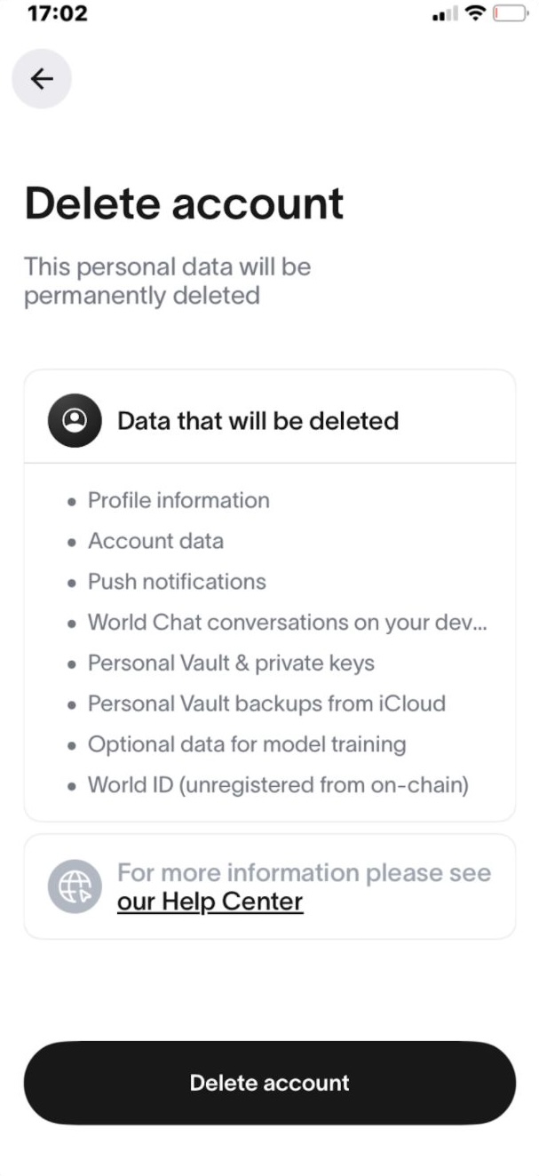 How do I delete my account? – World Help Center