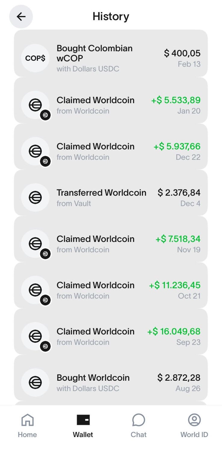 How do I check my transaction history? – World Help Center