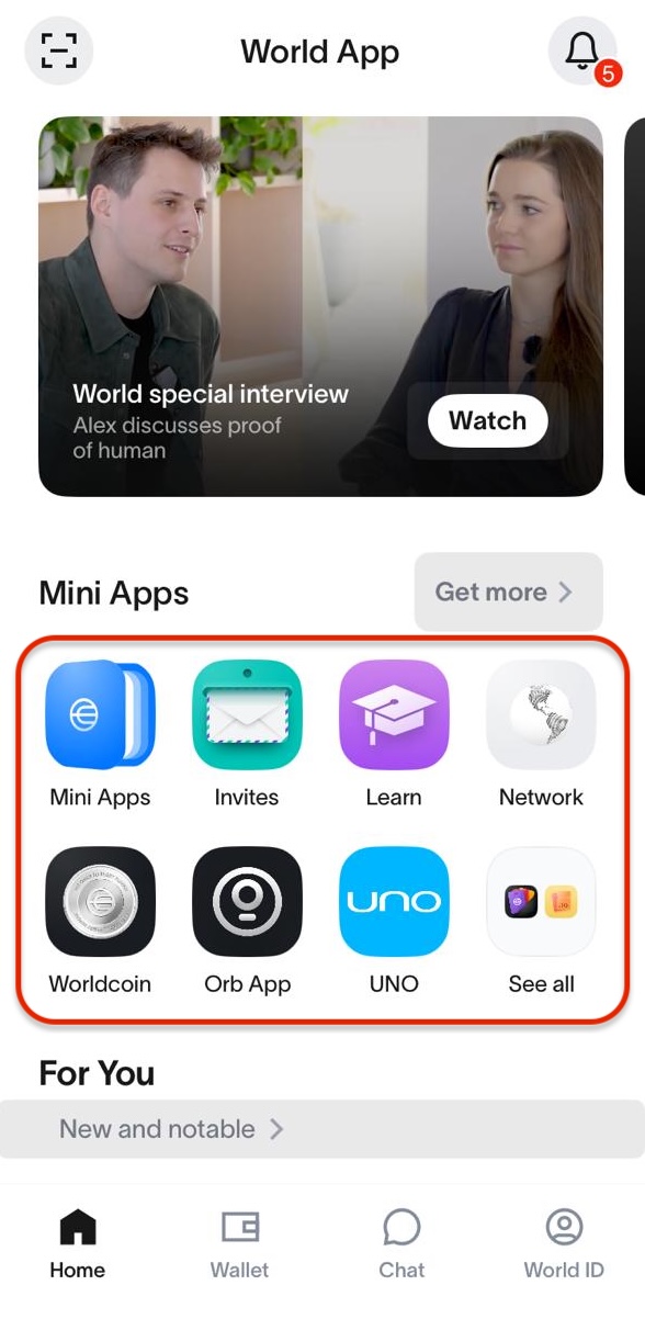 ¿Cómo uso y administro los Mini App en World App? – Centro de ayuda de ...